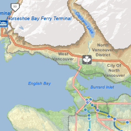 City of Surrey Traffic Volume Map